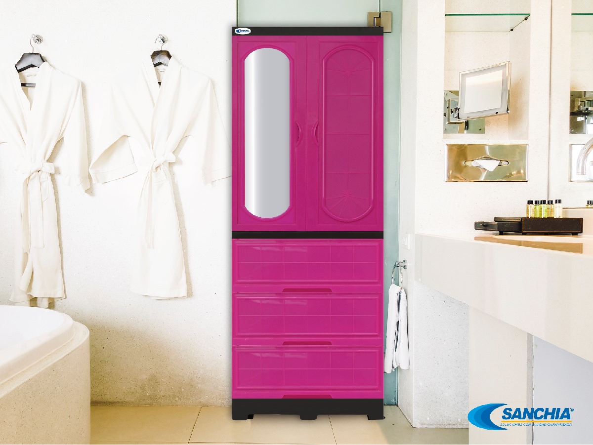 Mejora el almacenamiento con armarios de plástico coloridos en Costa Rica